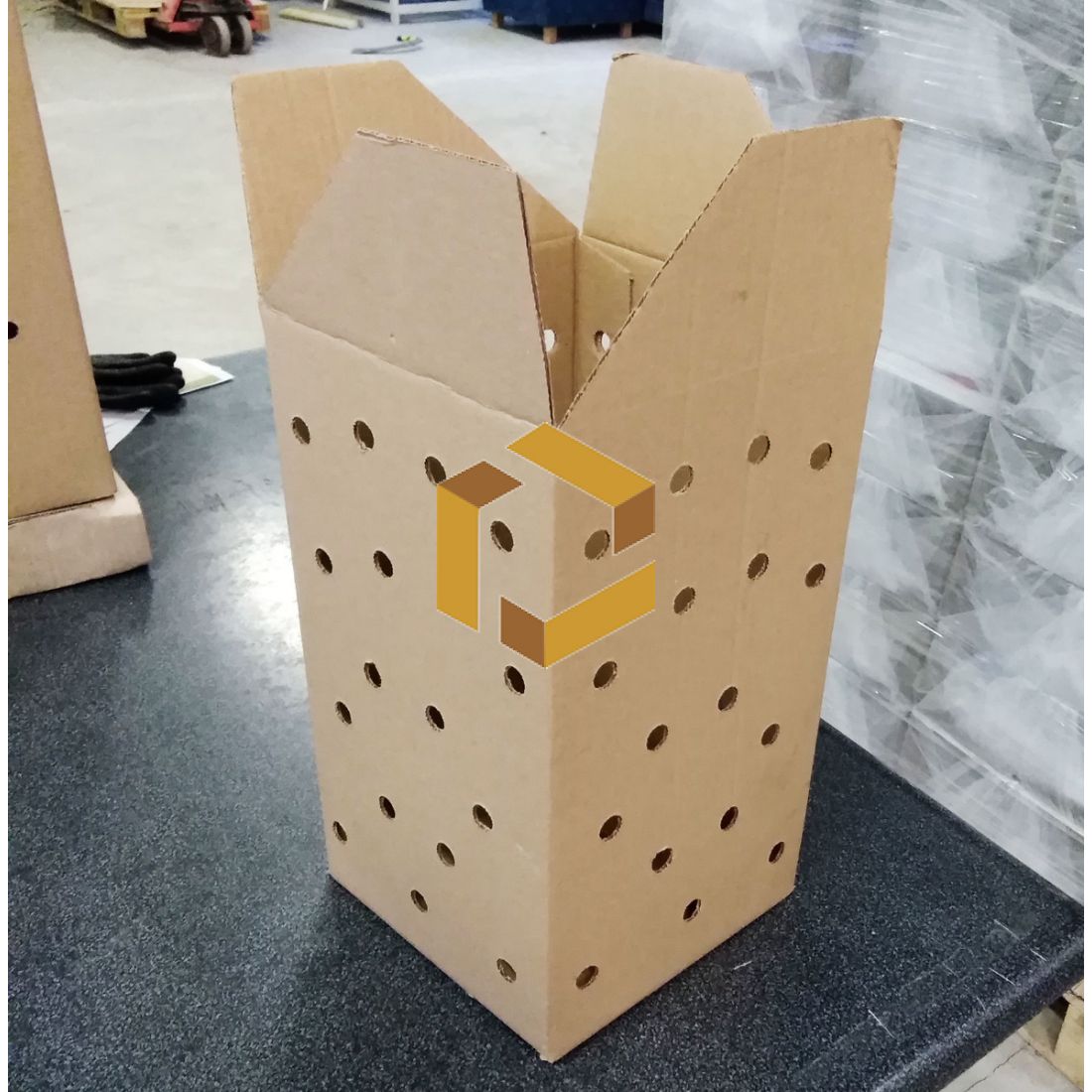 Pekné krabice - Pellet boxy - Pellet box 8 kg + drevné pelety